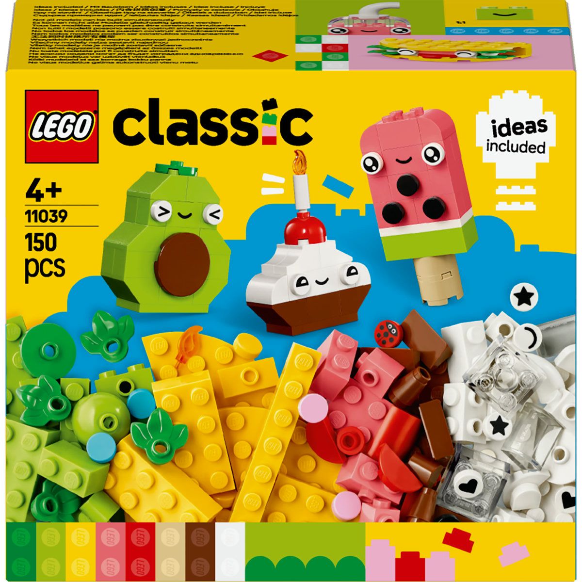 LEGO® Classic Creative Food Friends Imaginative Pretend-Play Building ...