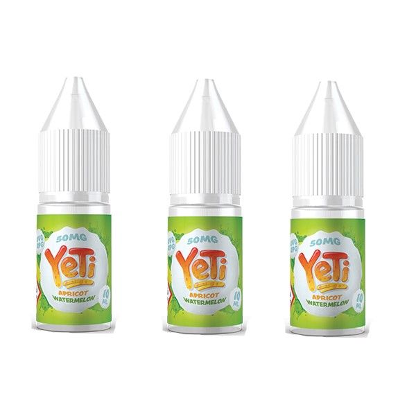10ml Yeti Nic Salts Vape Juice - Apricot & Watermelon - 50mg - 3 Pack ...