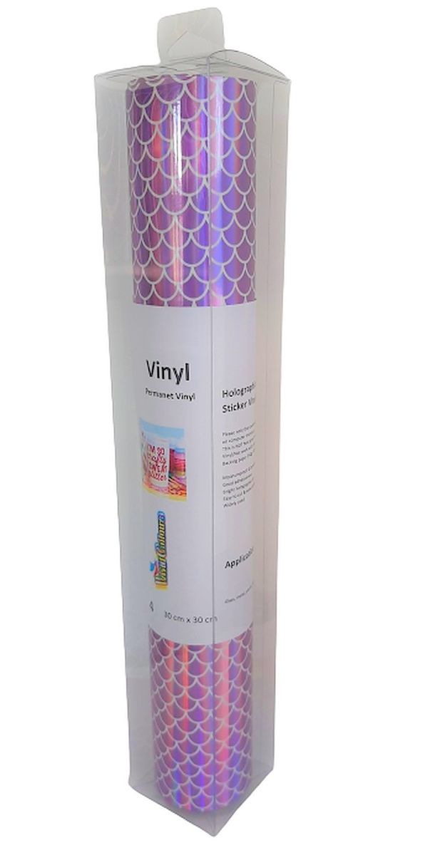 Vivid Colours Holographic Mosaic Sticker Vinyl Permanent 4 pc 30x30cm ...