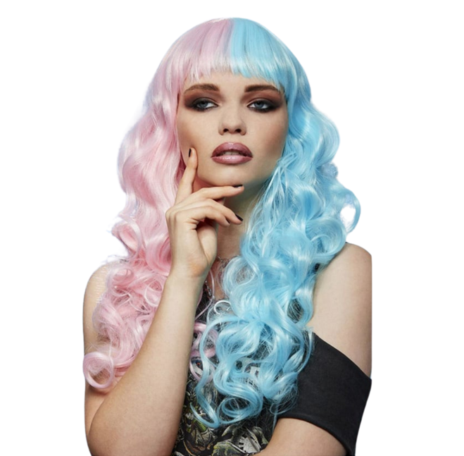 Manic Panic - Long Cut Siren Wig - Cotton Candy Angel - Heat Styleable ...
