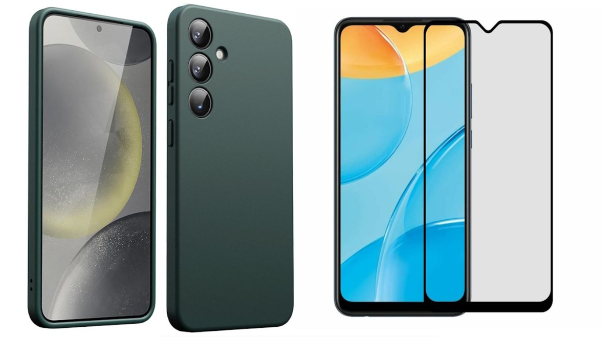 Silicone Phone Case & Screen Protector Combo For Samsung A56-MidnightGreen | Shop Today. Get it ...
