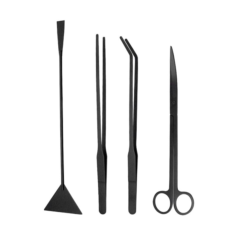 Hiceeden Stainless Steel Aquascaping Kit Hiceeden 4-Piece Aquarium Tool ...