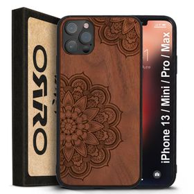 ORRO iPhone 13 Series Mini/Pro/Pro Max Wood Engraved Case - Mandala ...