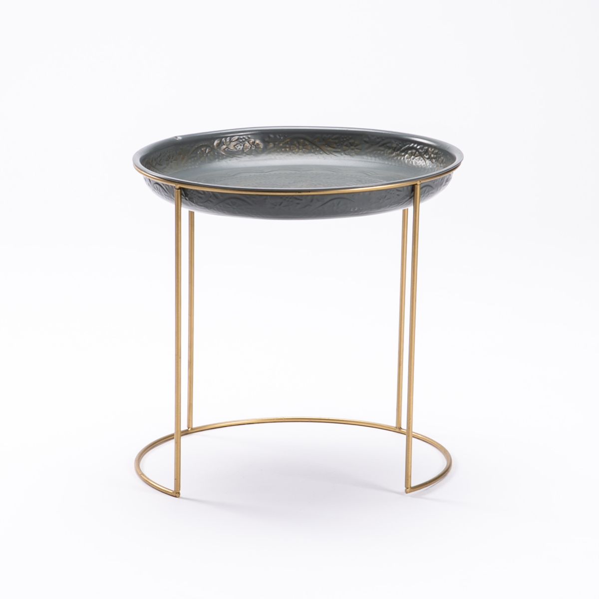 Olive Gold Frame Round Tray Table - 42cm | Shop Today. Get it Tomorrow ...