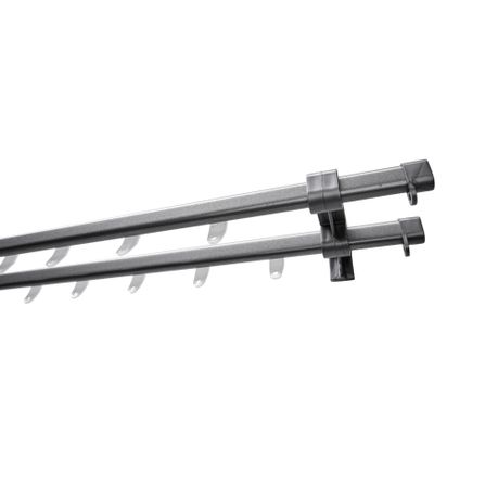 Curtain Track C Steel Double Metallic Grey 2 0m Online In South Africa ...