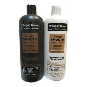 Collagen Queen Keratin Smooth Sulfate Free Shampoo & Conditioner ...