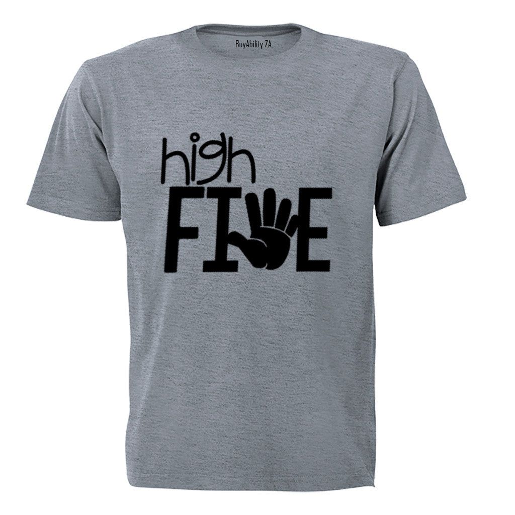 High FIVE - Kids T-Shirt - Grey | Shop Today. Get it Tomorrow ...