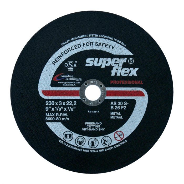 Superflex - Cutting Disc Prof Flat Steel 115X2.5X22 - 12 Pack | Shop ...