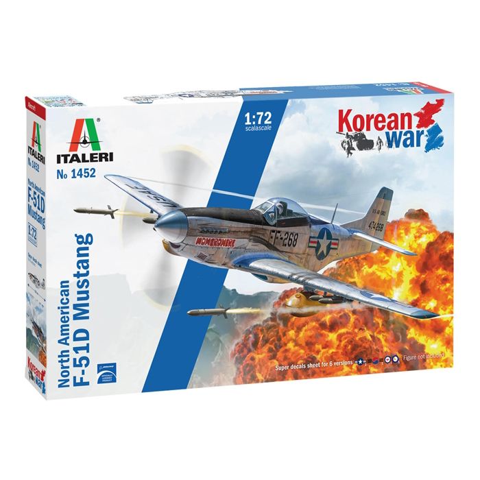 Italeri 1/72 F-51D Mustang "Korean War" Plane Plastic Model Kit | Shop Today. Get it Tomorrow ...