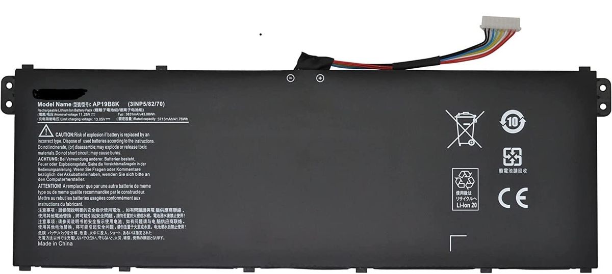Battery for Acer Aspire 3 A314, Chromebook 15, Swift 3 SF314 (AP19B8K ...