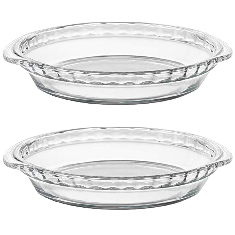 Kitchen Glass Pie Dish Set Of 2 Shop Today Get It Tomorrow