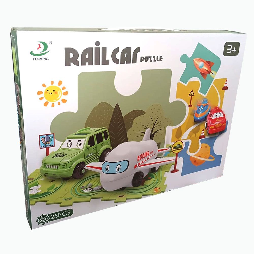 Rail Car Puzzle Set (25 Piece) Educational Toy Train | Shop Today. Get ...