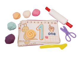 Math Play Dough Card Kit with Accessories in Container | Shop Today ...