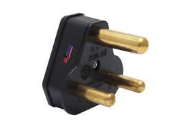 ZATECH Black 3-Pin Plug Top 16A 250V | Durable Power Connector | Shop ...