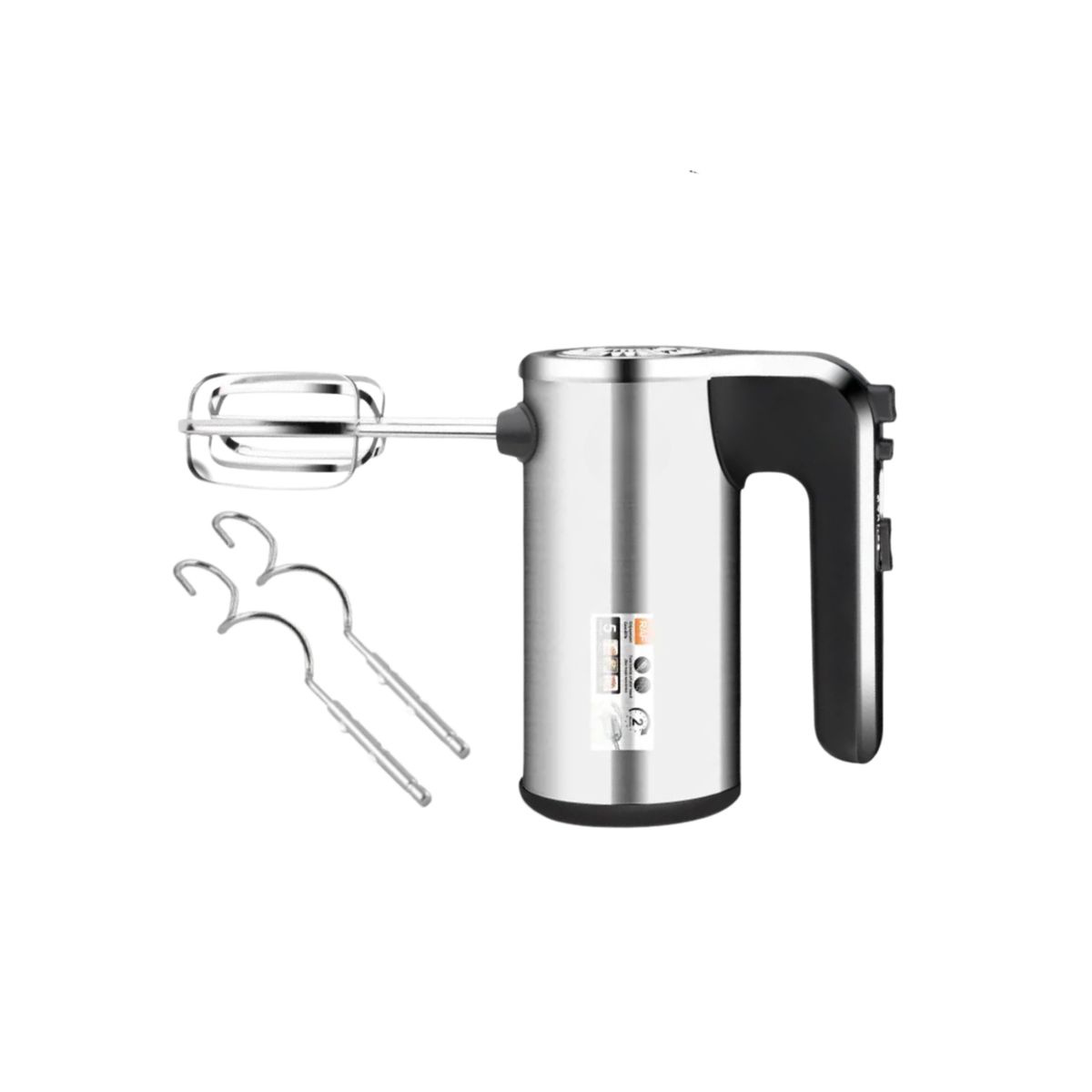 650W Steel Hand Mixer With 2 Mixing Hooks and Dual Beaters | Shop Today ...