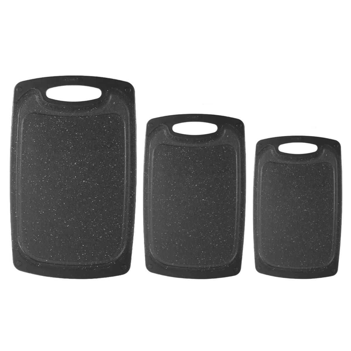 3 Piece Cutting Board Set Chopping Boards with Juice Grooves and ...