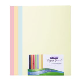 Marlin -100 Sheets Of A3 Project Boards 160gsm - Pastel Assorted | Shop ...