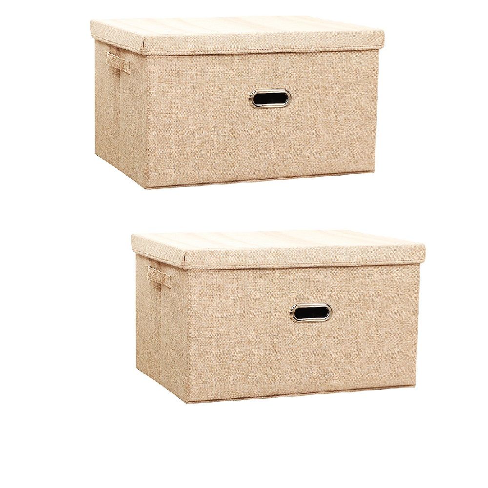 FSB-003,Folding Storage Box With Lid-Set of 2 | Shop Today. Get it ...