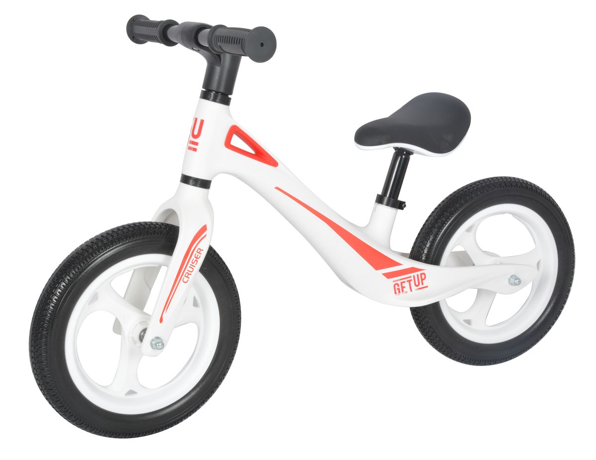 GetUp Cruiser Balance Bike - 12" PU Wheels - PP Frame - White | Shop ...