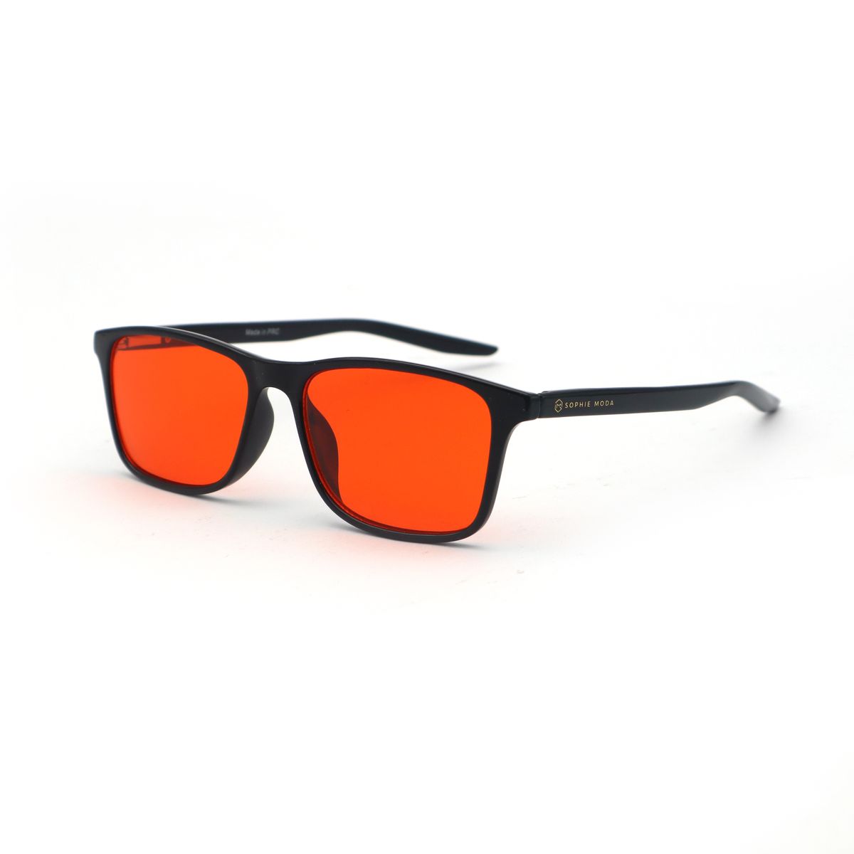 Sophie Moda Glasses: 98% Anti-Blue Light Night Sleep Red - Stealth ...