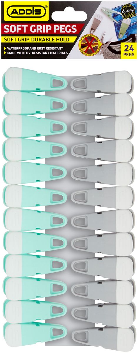 Addis - Soft Grip Pegs 24 pack | Shop Today. Get it Tomorrow ...