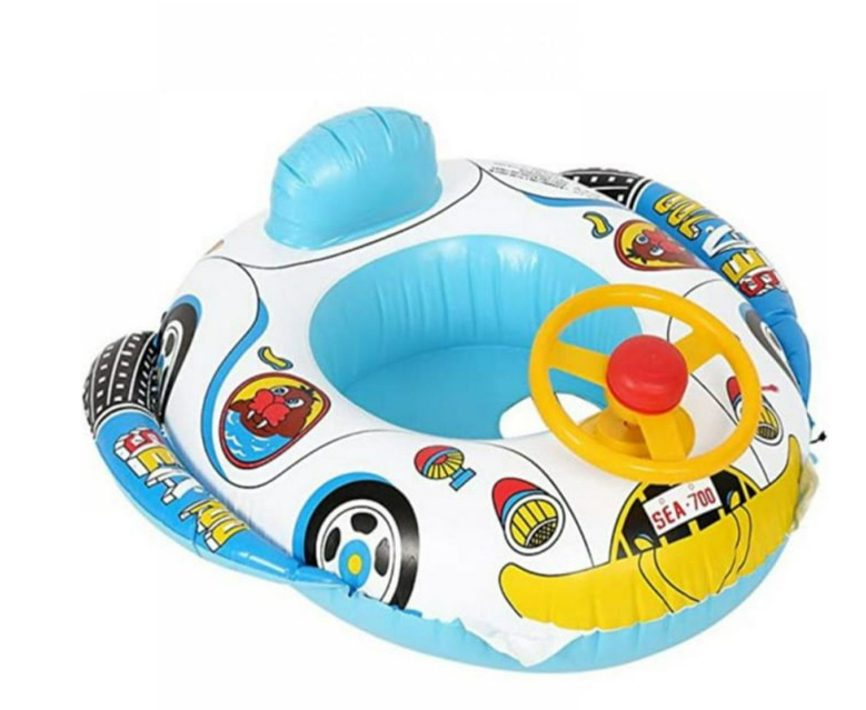 Inflatable Float Ring Swimming Boat With Steering Wheel MLx1 | Shop ...