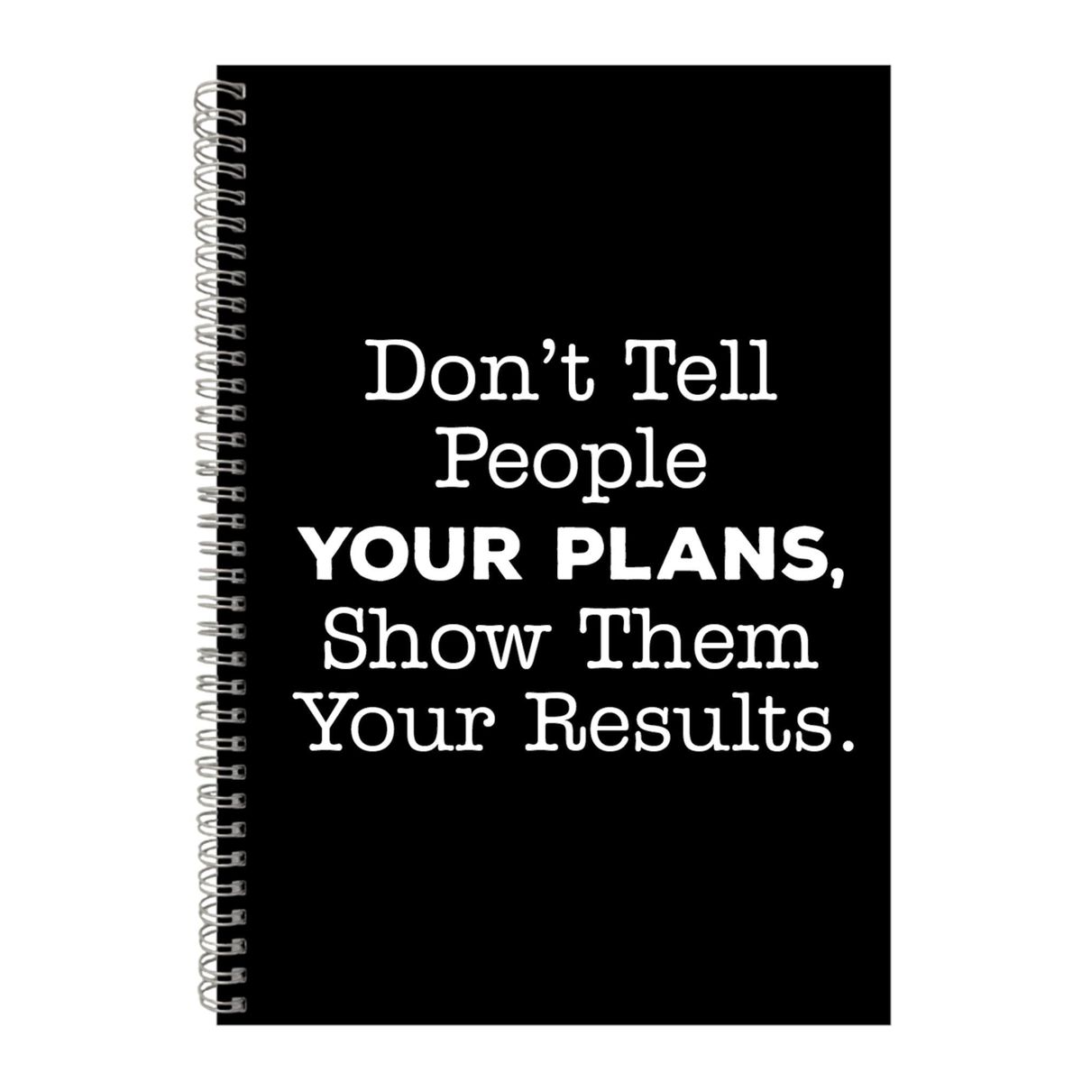 Results A4 Notebook Spiral and Lined Motivational Saying Graphic ...