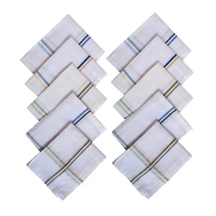 Cotton Handkerchiefs For Men - 12 Pack Handkerchiefs Perfect Set | Shop ...