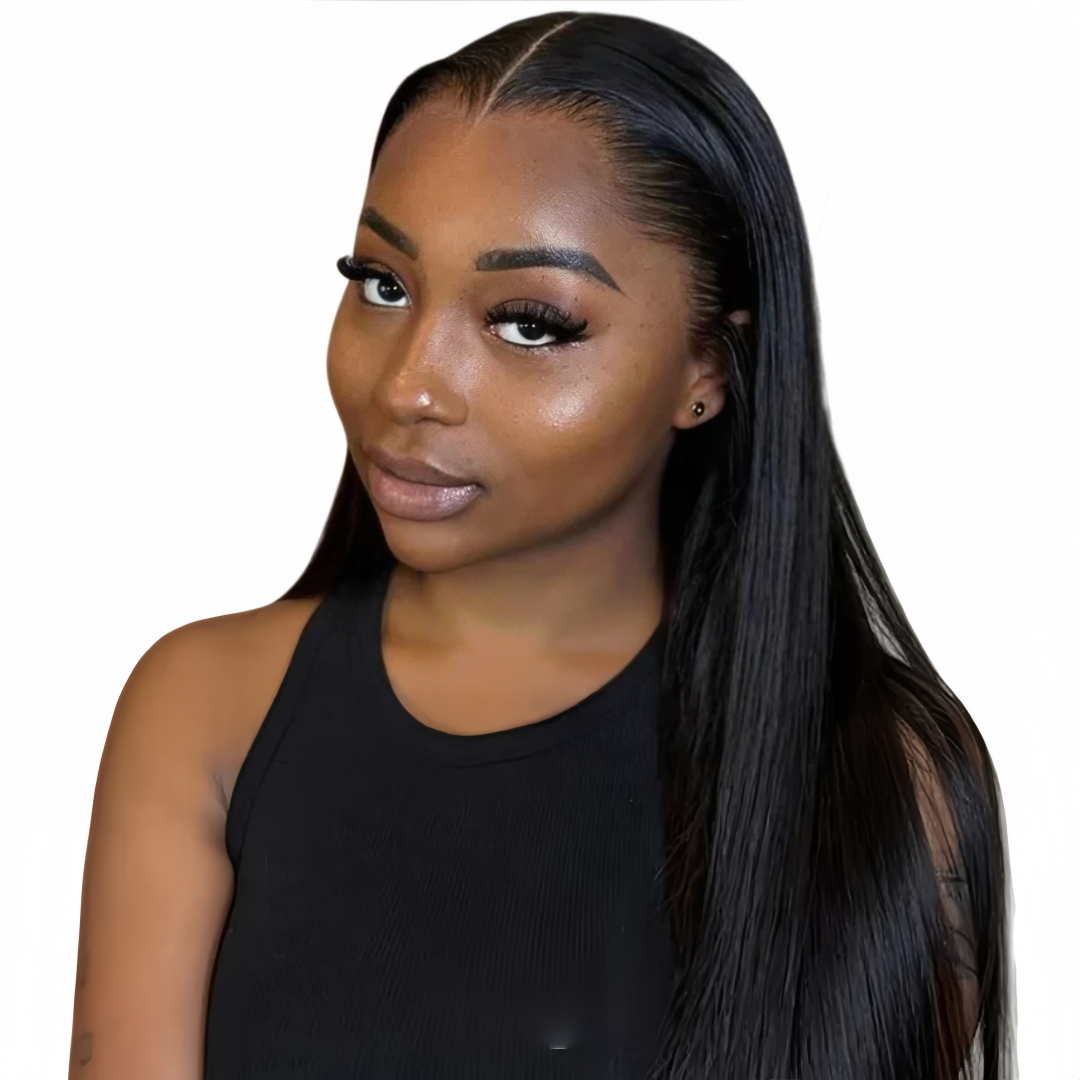 Marigold 18-inch Straight Lagos Hairline Wig 100% Human Hair | Shop ...