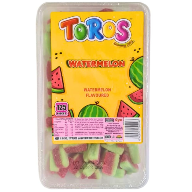 Toros Gummy Jelly Watermelon Flavoured 125 Pieces | Shop Today. Get it ...
