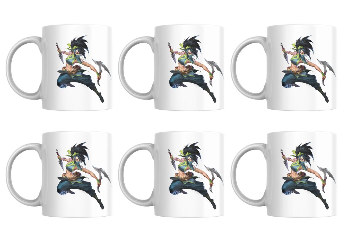 League Of Legends Akali Mugs - Set of 6 | Shop Today. Get it Tomorrow ...
