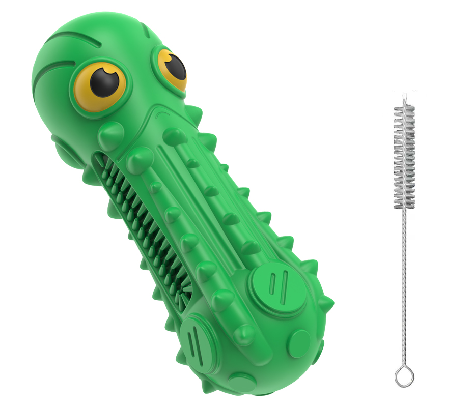 A-PET Alien Squeaker Chew Toy - L/XL Dogs - Aggressive Chewers - Rubber ...
