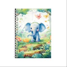 Watercolor Baby Elephant 4 A5 Spiral Notebook Gift Idea | Shop Today ...