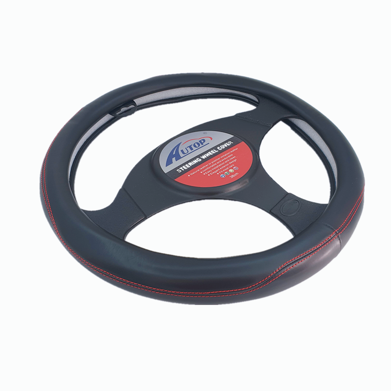 Leather Anti Slip Comfortable Car Steering Wheel Cover 38cm Shop