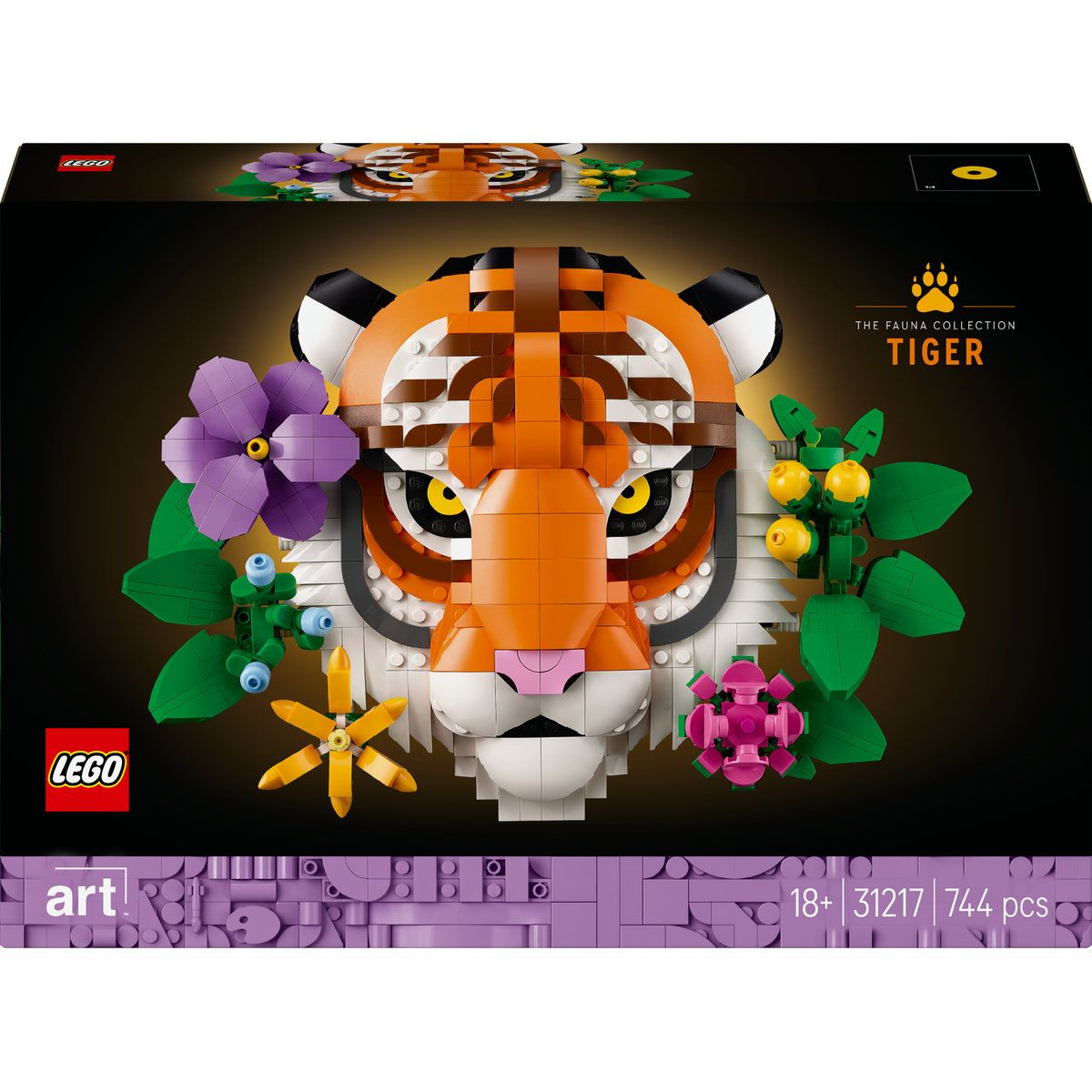 LEGO® Art The Fauna Collection – Tiger, Housewarming Gift for a New ...