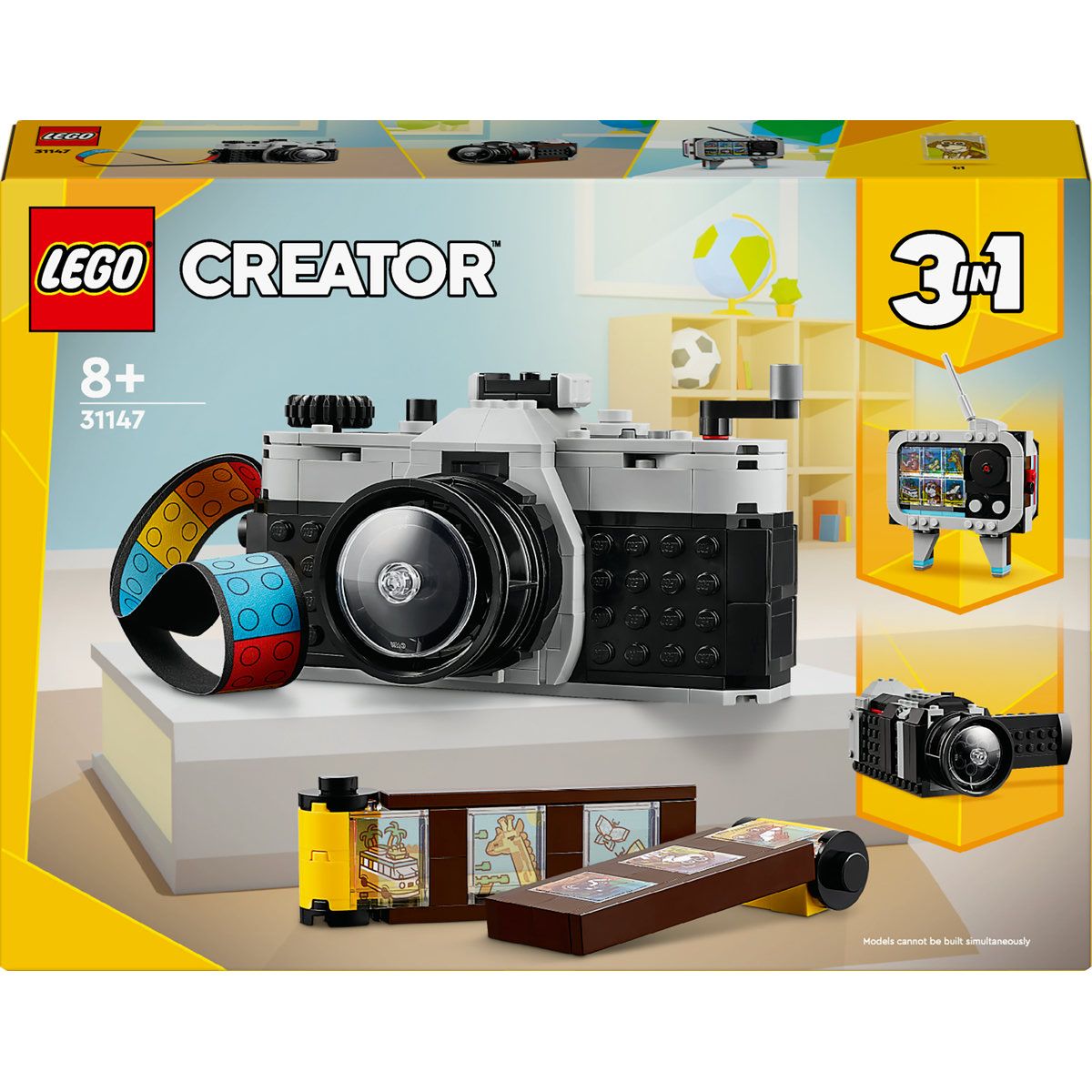 LEGO® Creator 3in1 Retro Camera 31147 Building Toy Set - 261 Pieces ...