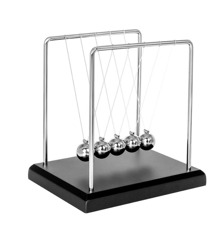 Classic Newton Cradle Balancing Balls Desk Toy | Shop Today. Get it ...