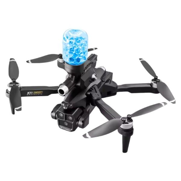 K11 MAX - Wireless Trio FOAM Camera Quadcopter With H20 Shooter - Black ...