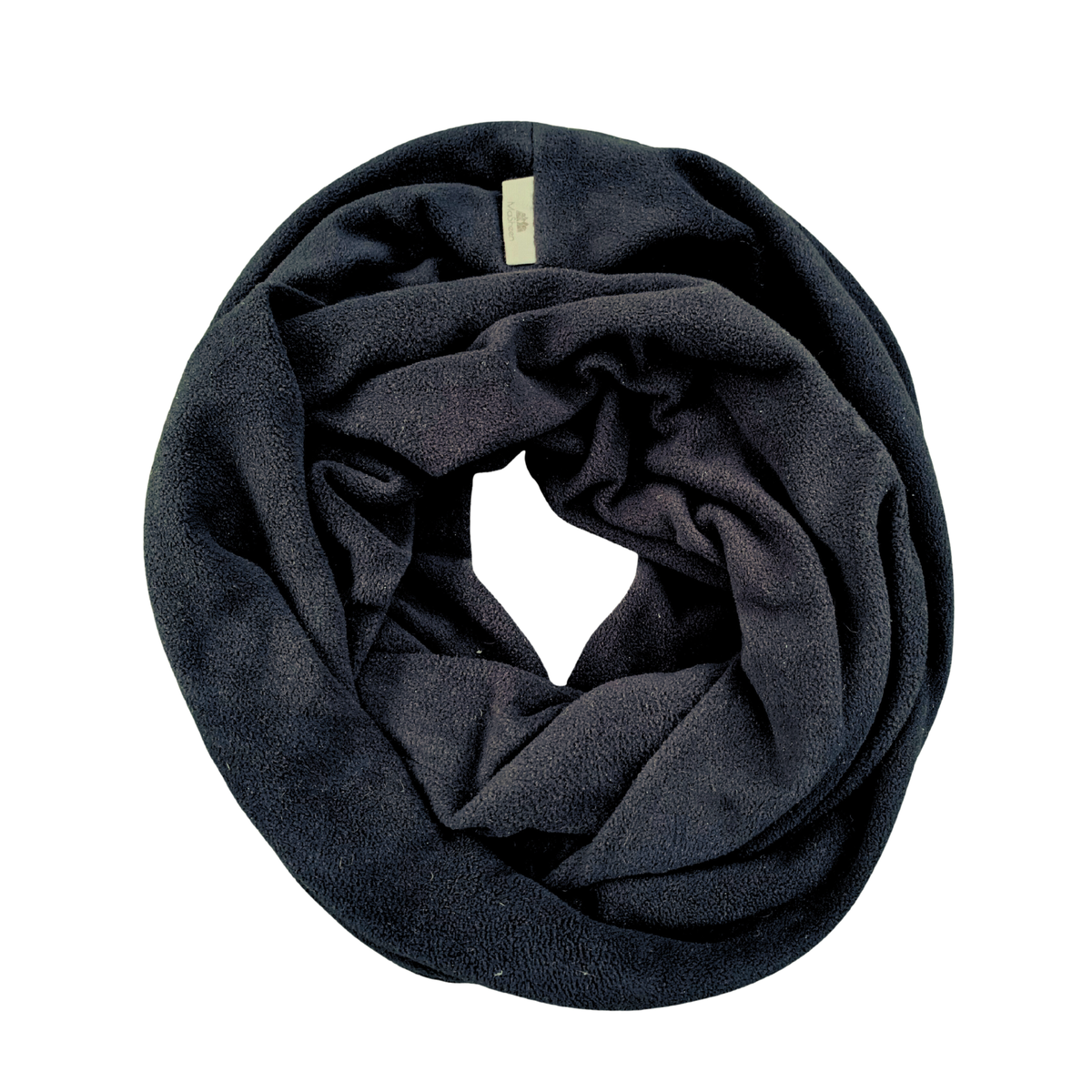 Unisex Black Micro Fleece Infinity Scarf | Shop Today. Get it Tomorrow ...