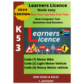 Renewed 2024 Edition K53 Learners License Made Easy SA Test Book | Shop ...