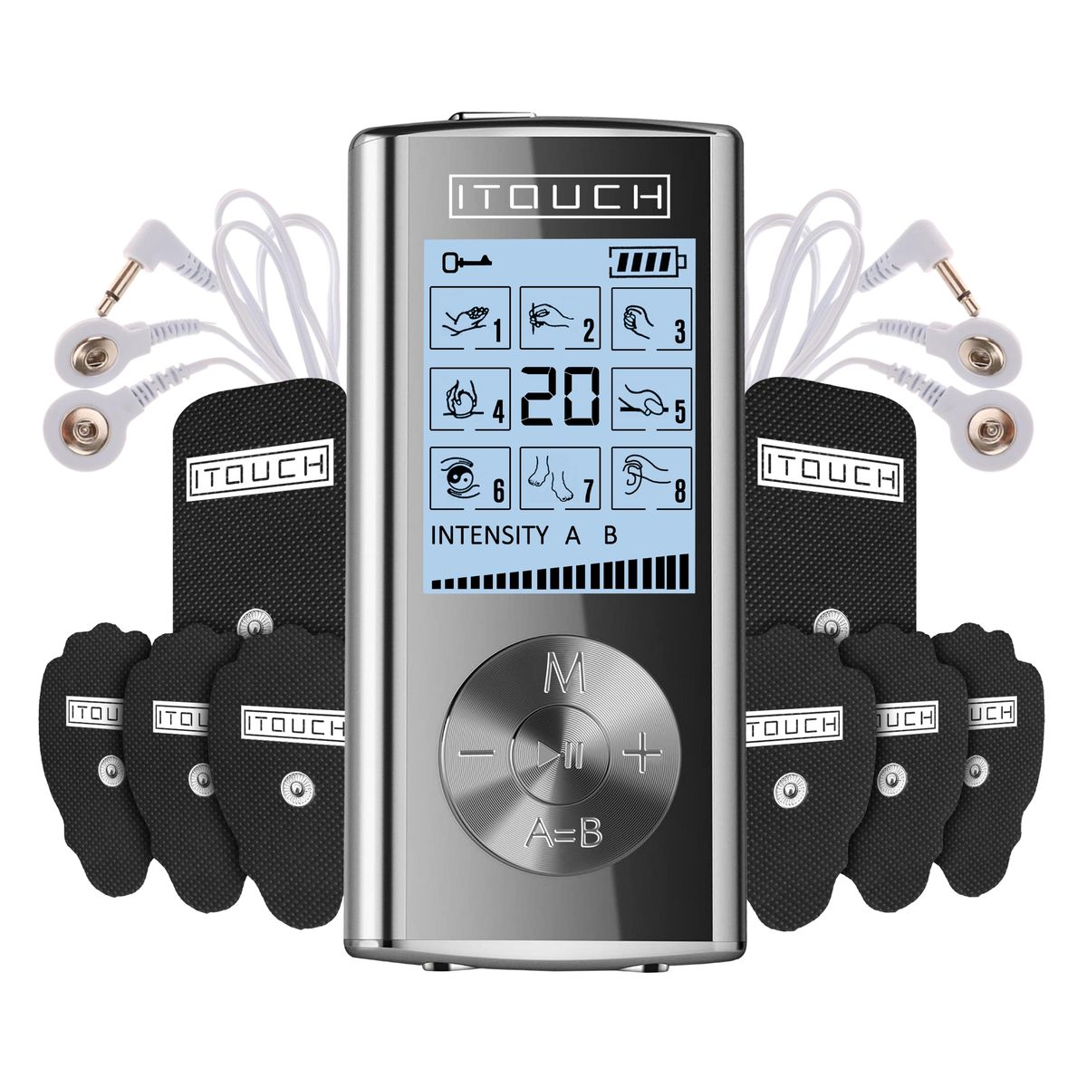 ITOUCH Infinity TENS Machine Pain Relief Massager - 8 Modes TENS Unit ...