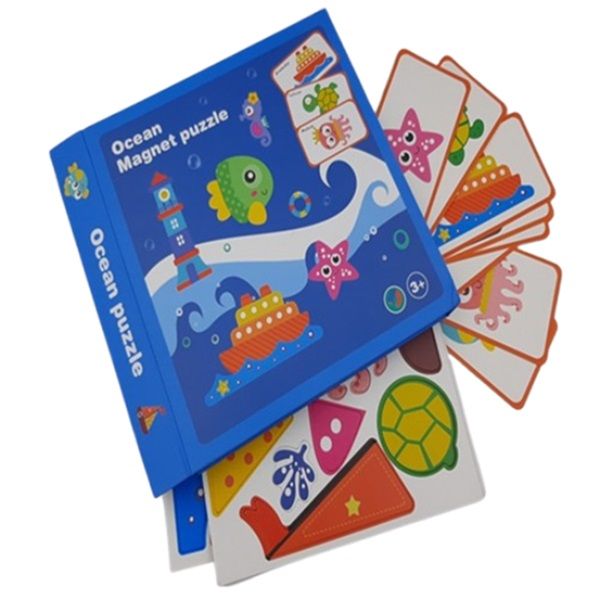 Montessori Magnetic Puzzle Age 3 - 5 Ocean Theme with Game Box | Shop ...