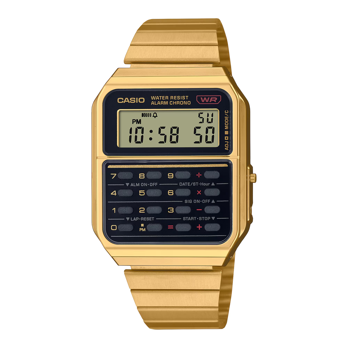 Casio Men Gold Databank - CA-500WEG-1ADF | Shop Today. Get it Tomorrow ...