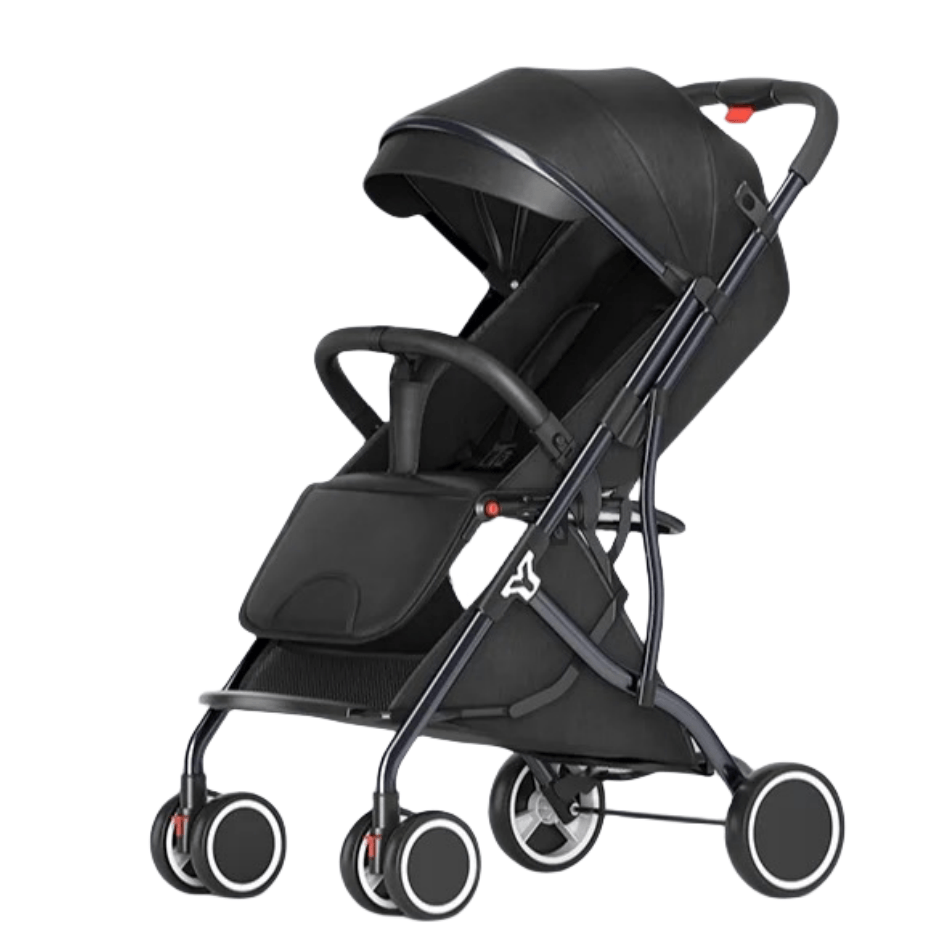 Portable Baby Stroller One-Hand Fold Pushchair W/ Aluminum Frame | Shop ...