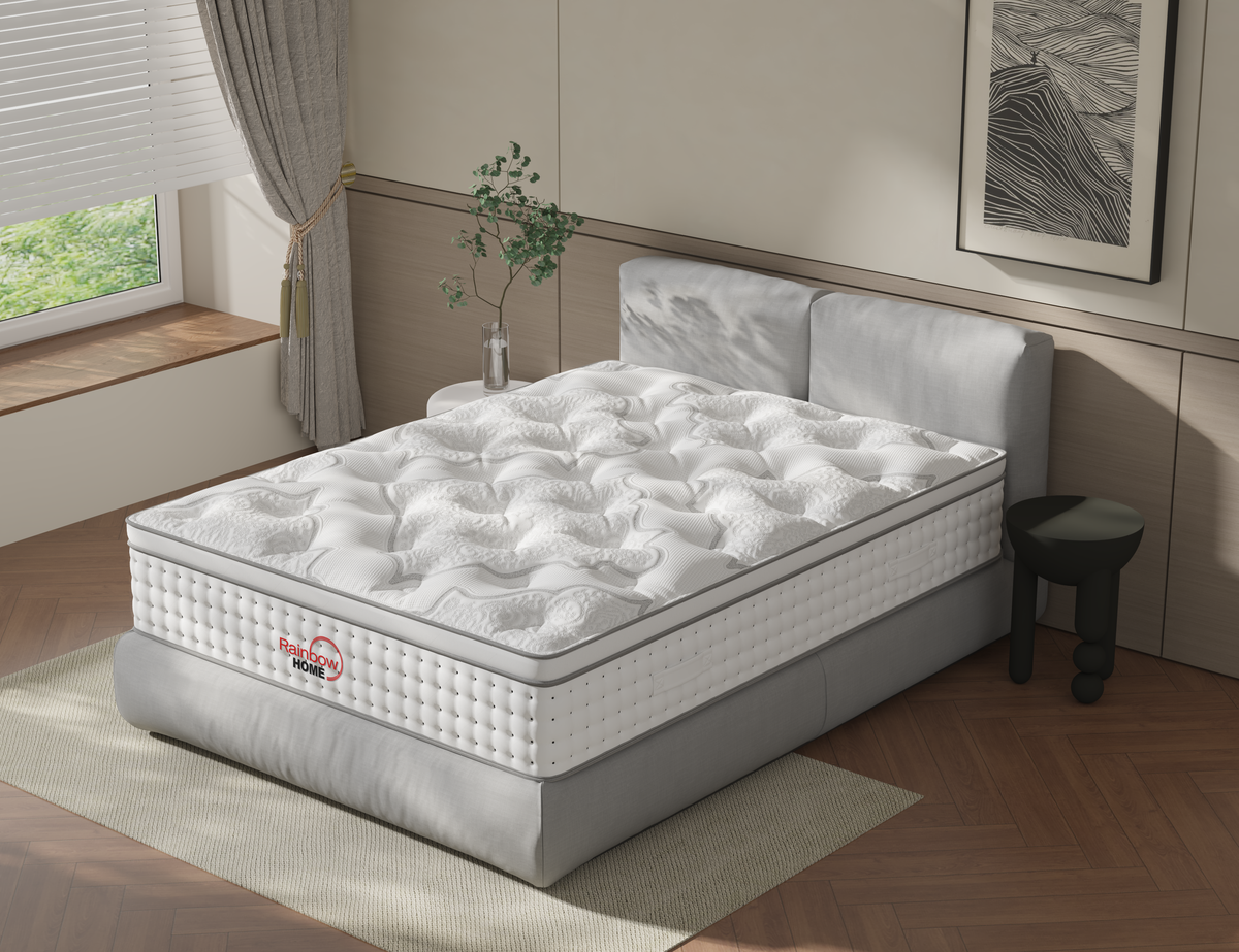 Rainbow Home Las Vegas Medium Firm Pocket Spring Mattress | Shop Today ...