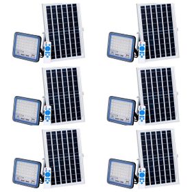 Ecomlight IP66 LED Solar Flood Light with Remote 80W - 6 Pack | Shop ...