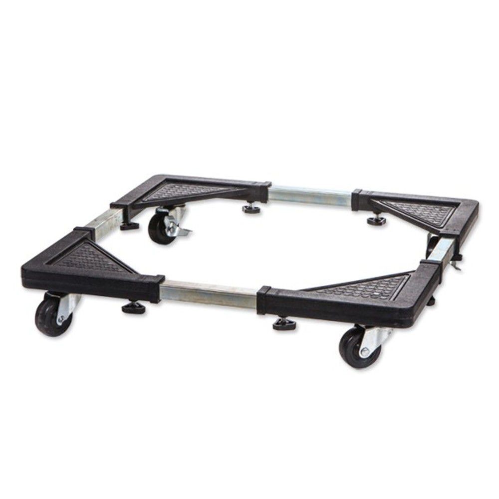 Adjustable Appliance Washing Machine & Fridge Movable Trolley Base ...