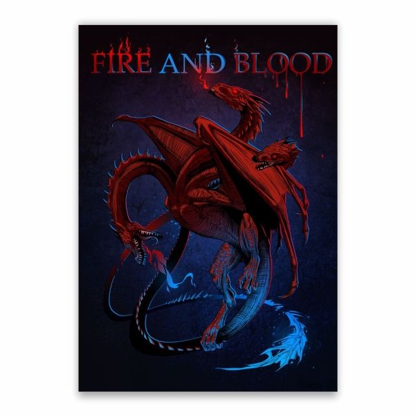 Fire And Blood Poster - A1 | Shop Today. Get it Tomorrow! | takealot.com