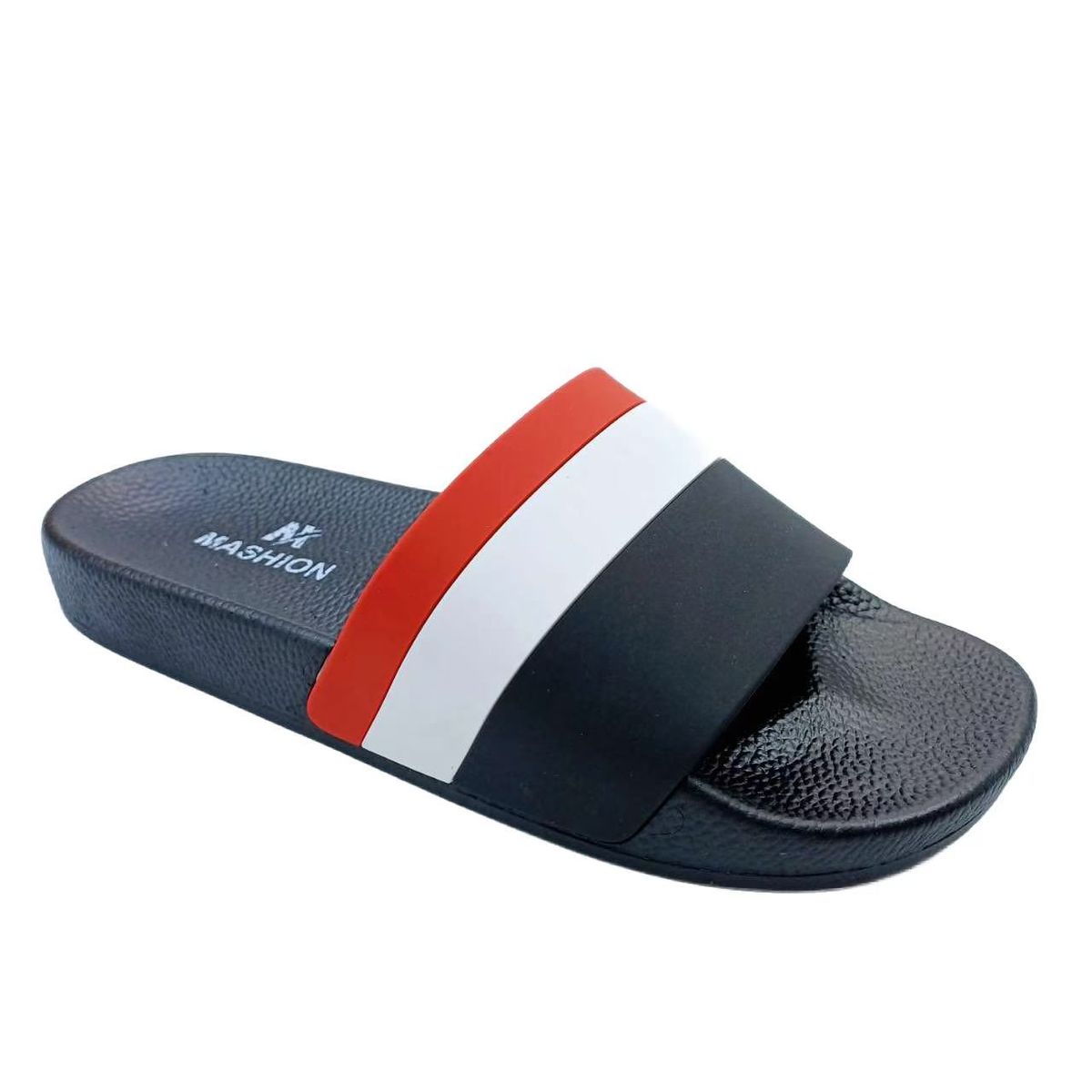 Men's Urban Casual Tri-Stripe Slides -001-1 | Shop Today. Get it ...
