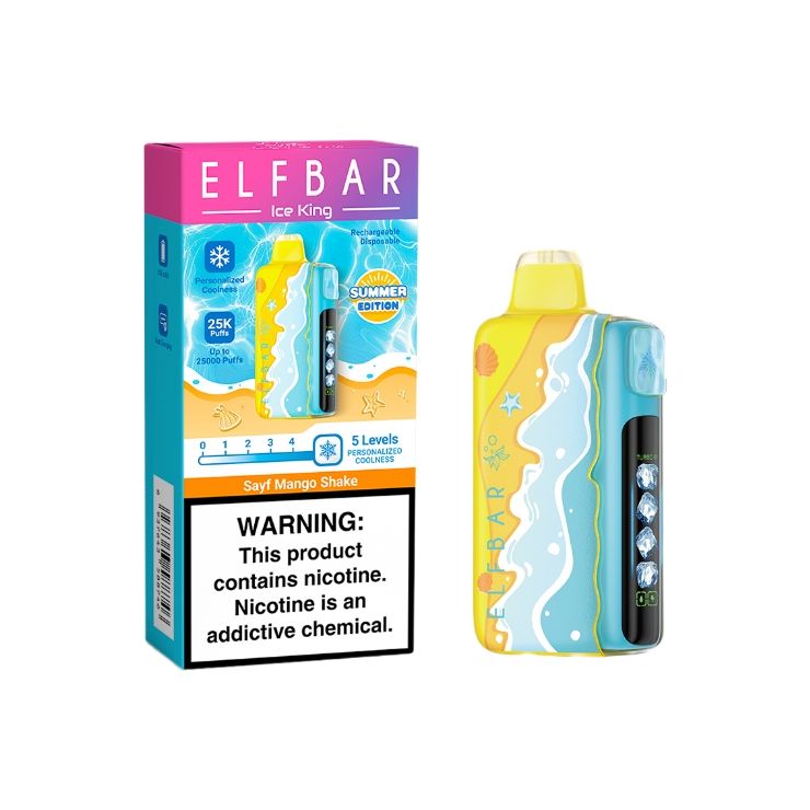 ElfBar Summer Edition Ice King 25k Vape - Mango Shake | Shop Today. Get ...